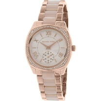 Michael Kors Women's Ritz Rose Gold-Tone Chronograph Watch MK6307 ...