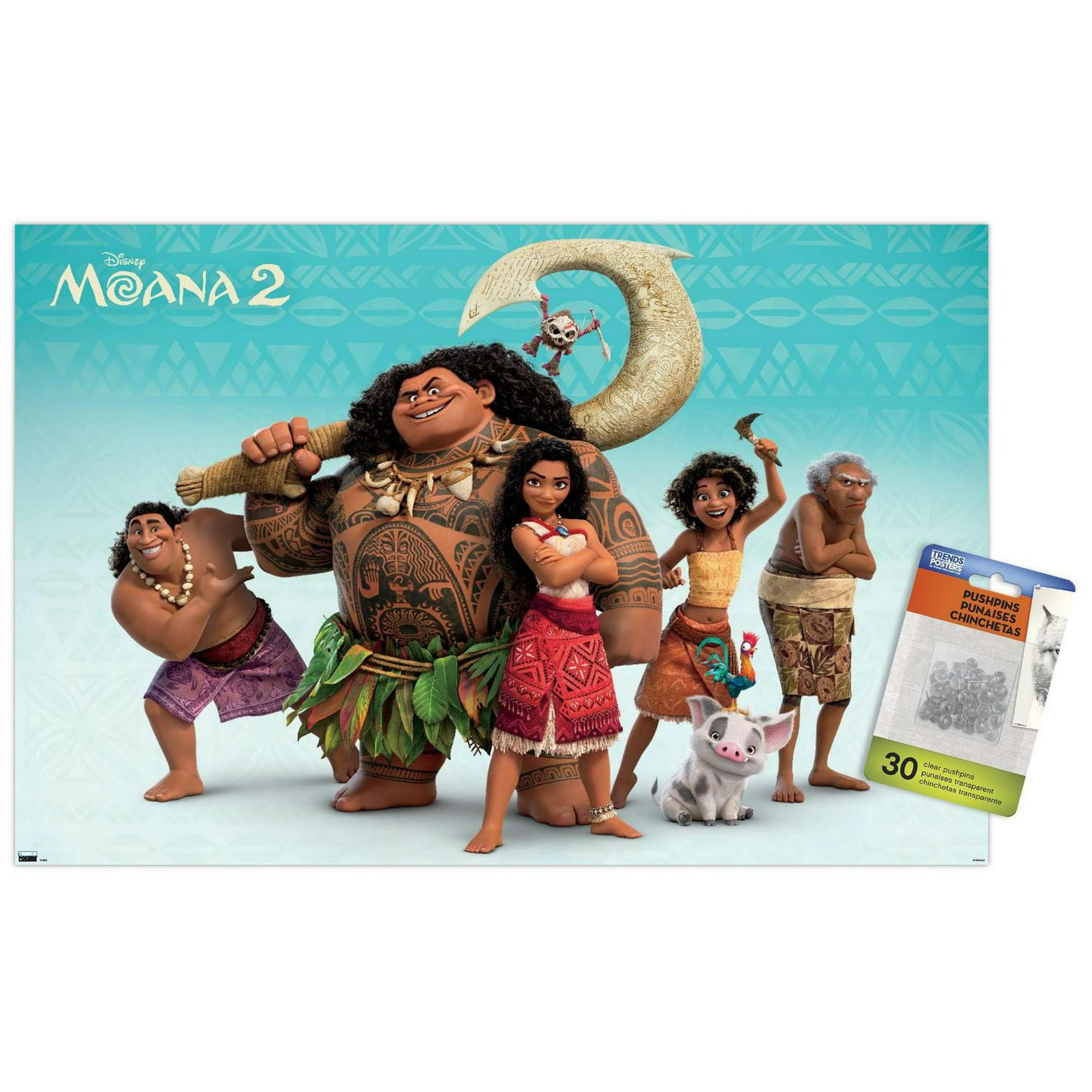 Click here for Trends International Disney Moana 2 - Group Wall P... prices