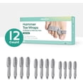Welnove Broken Toe Wraps - Adjustable Toe Straightener & Corrector for ...