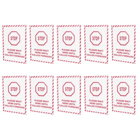 Stop Sign Sticker, Waterproof Stop Sign Wall Decal Sticker, Floor Sign ...