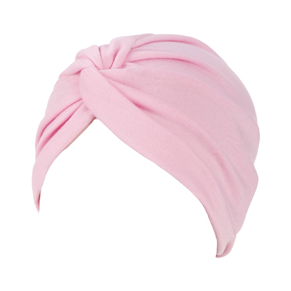 Linyer Muslim Turban Hijabs Caps Forehead Color Turbans Knot Hats ...