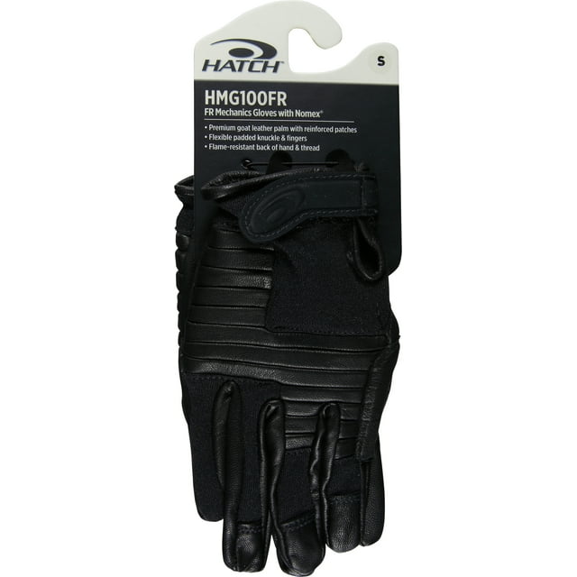 Hatch Tactical Mechanic's FR Gloves w/ Nomex, Black, Small 1011235 ...