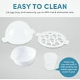 Overly Easy Egg Cooker, Steamer, and Electric Egg Poacher | XL Capacity ...
