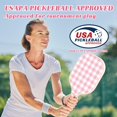 HITTIONA Pickleball Paddles Set of 4, Fiberglass Surface, Lightweight ...
