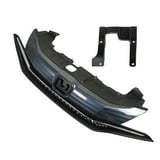 Bumper Grille Compatible With 2013-2015 Honda Civic Front, Lower Black ...