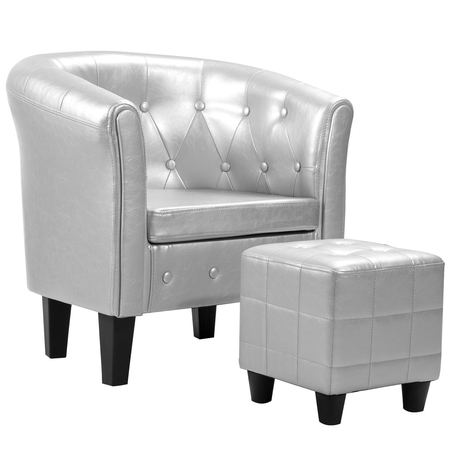 Harper&Bright Designs Armchair Upholstered Living Room Club Chair with ...