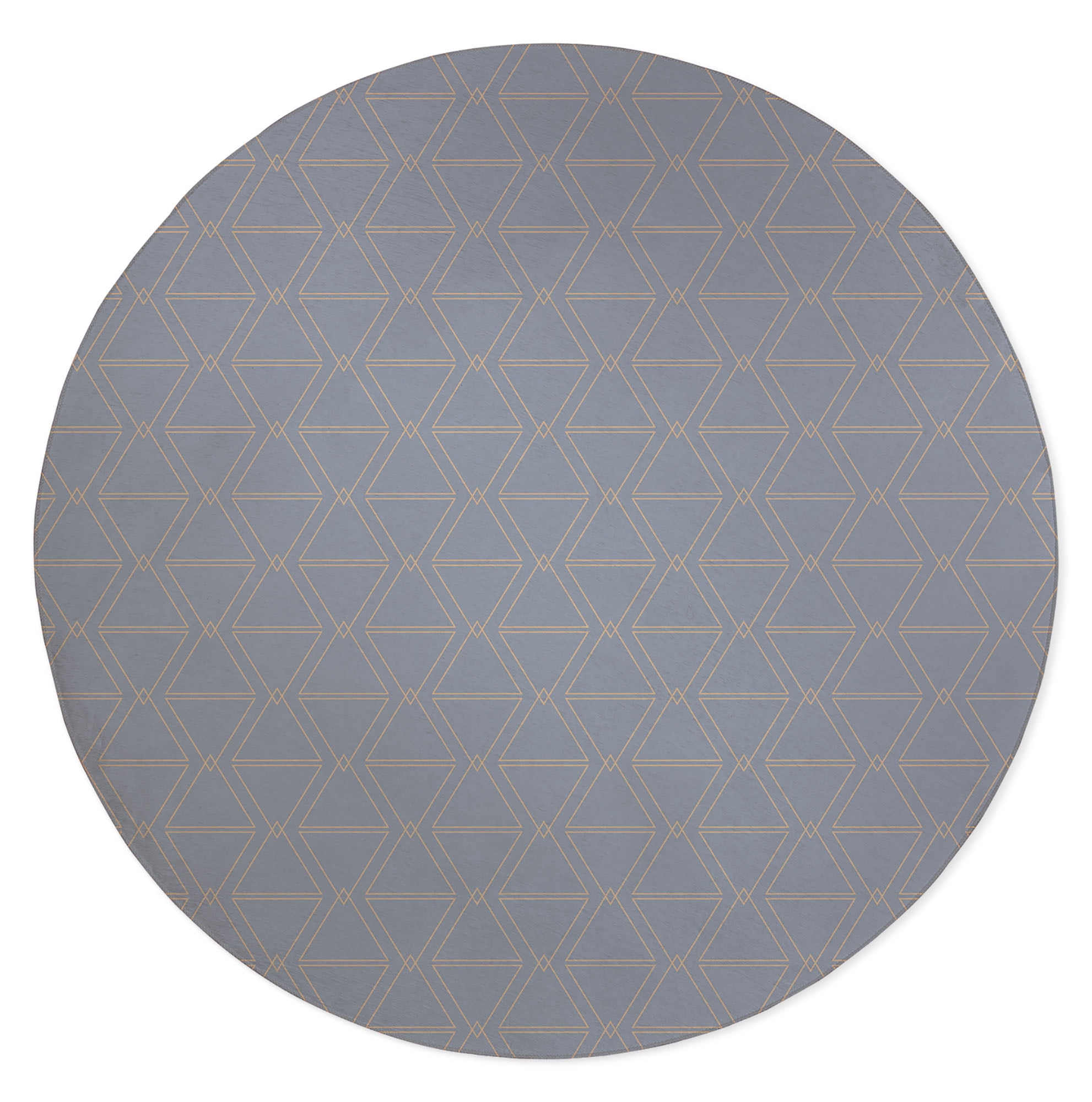 Isosceles Blue and Gold Office Mat by Kavka Designs - Walmart.com