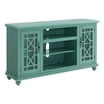 Bowery Hill Modern / Contemporary Rustic Turquoise Solid Wood 65" TV ...