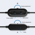 Zeiwohndc USB Wired Desktop Speakers 3.5mm AUX Input USB Power Computer ...
