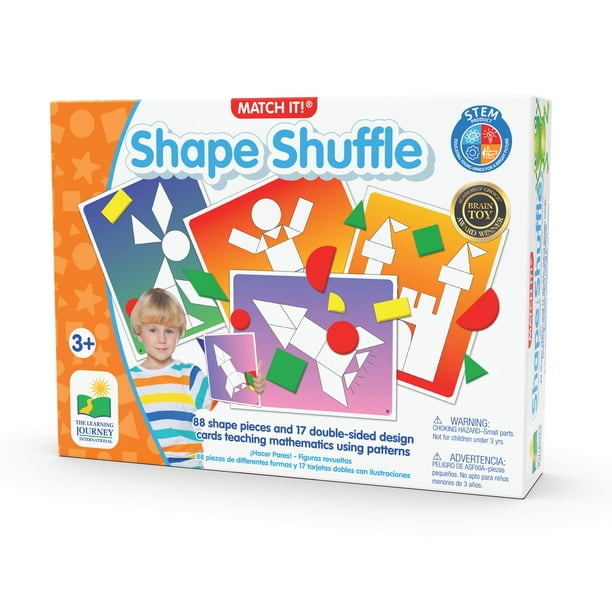 The Learning Journey Match It! Shape Shuffle - Walmart.com
