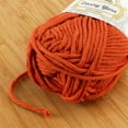 JubileeYarn Lacery Yarn - Chunky Cotton - 100g/Skein - Burnt Orange - 2 ...