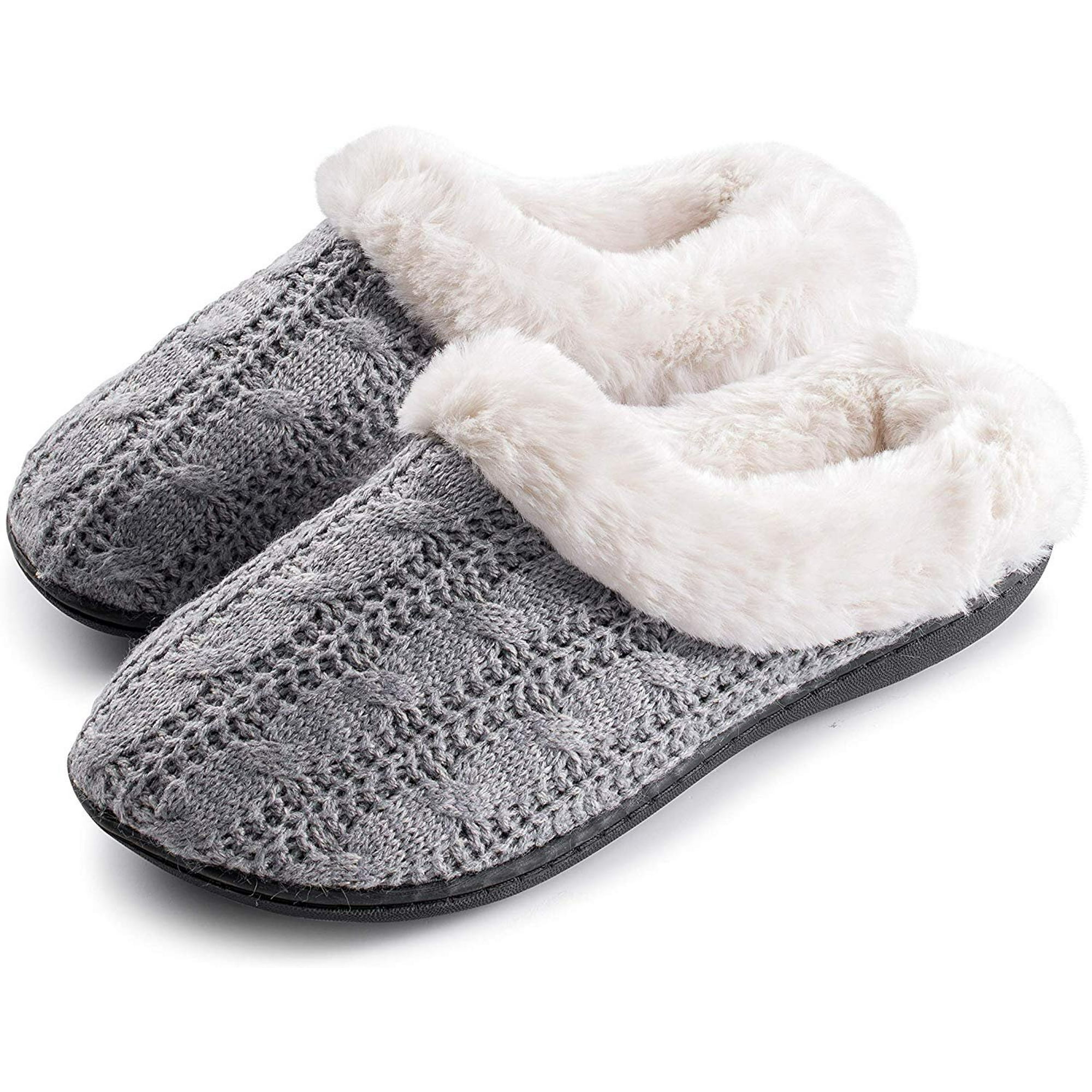 Click here for Roxoni Womens Slippers Cable Knit Super Cozy Comfo... prices