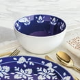 Sofia Home 4 Pack Indigo Stoneware Round Bowls by Sofia Vergara - Walmart.com