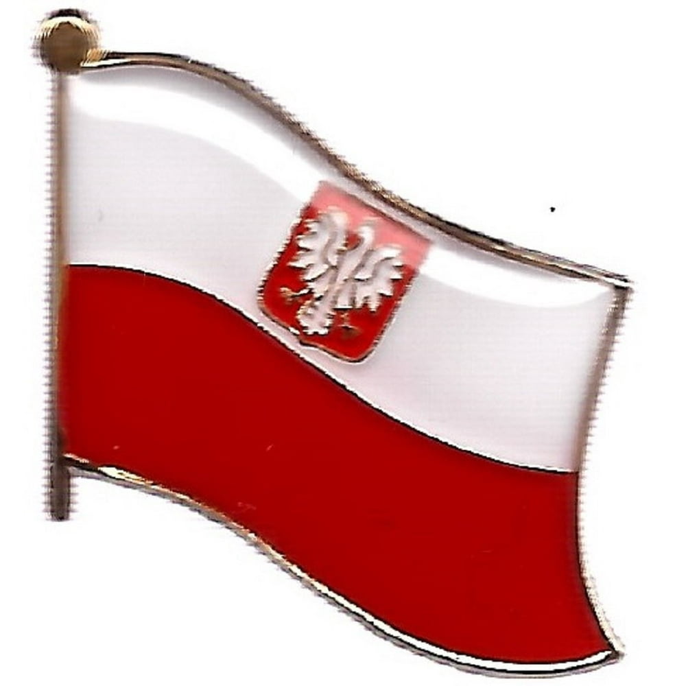 PACK of 3 Poland Eagle Single Flag Lapel Pins, Polish Eagle Pin Badge ...