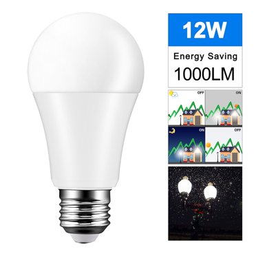 Dusk to Dawn Light Bulb,7W Smart Sensor LED Bulbs Built-in Photosensor ...