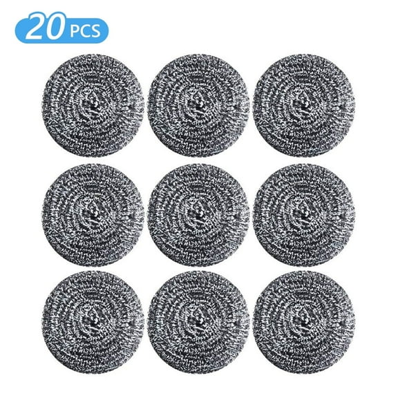 1 Pcs Stainless Steel Scrubbers, Spiral Steel Dish Scrubber, Metal Scrubbers for Cleaning Dishes ...