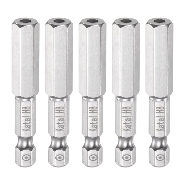 H8 Magnetic Hex Screwdriver Bit 1/4" Hex Shank 2" Length Screw Driver ...