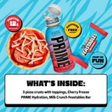 LUNCHLY Healthier Pizza Protein Snack with Prime Hydration and ...