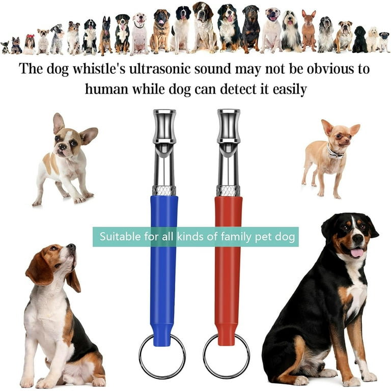 Adjustable Dog Training Whistle 2 Pack Adjustable Ultrasonic Dog ...