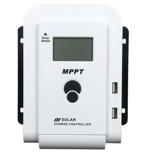 Controlador de carga solar MPPT 40A shaofei con pantalla LCD Regulador ...