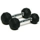 SPRI 8 Lb. Pair Deluxe Rubber Dumbbells 8-Sided - Walmart.com