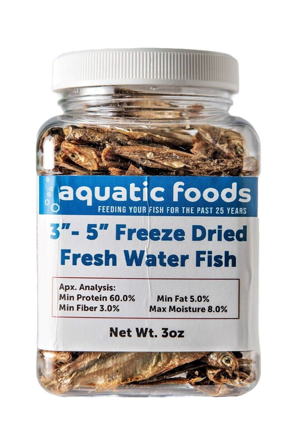 3"- 5" Fresh Water Freeze Dried Fish for Piranha, Large Fish, Turtles ...