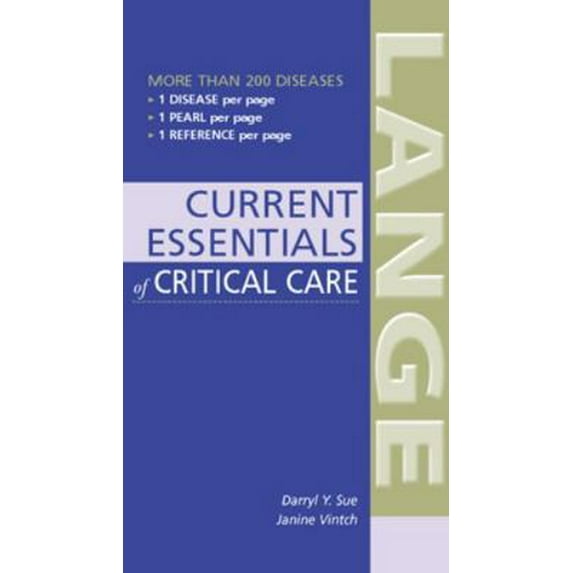 Pre-Owned Current Essentials of Critical Care (Paperback) 0071436561 ...