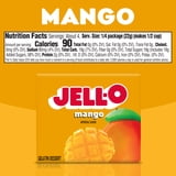 Jell-O Mango Artificially Flavored Gelatin Dessert Mix, 3 oz Box ...