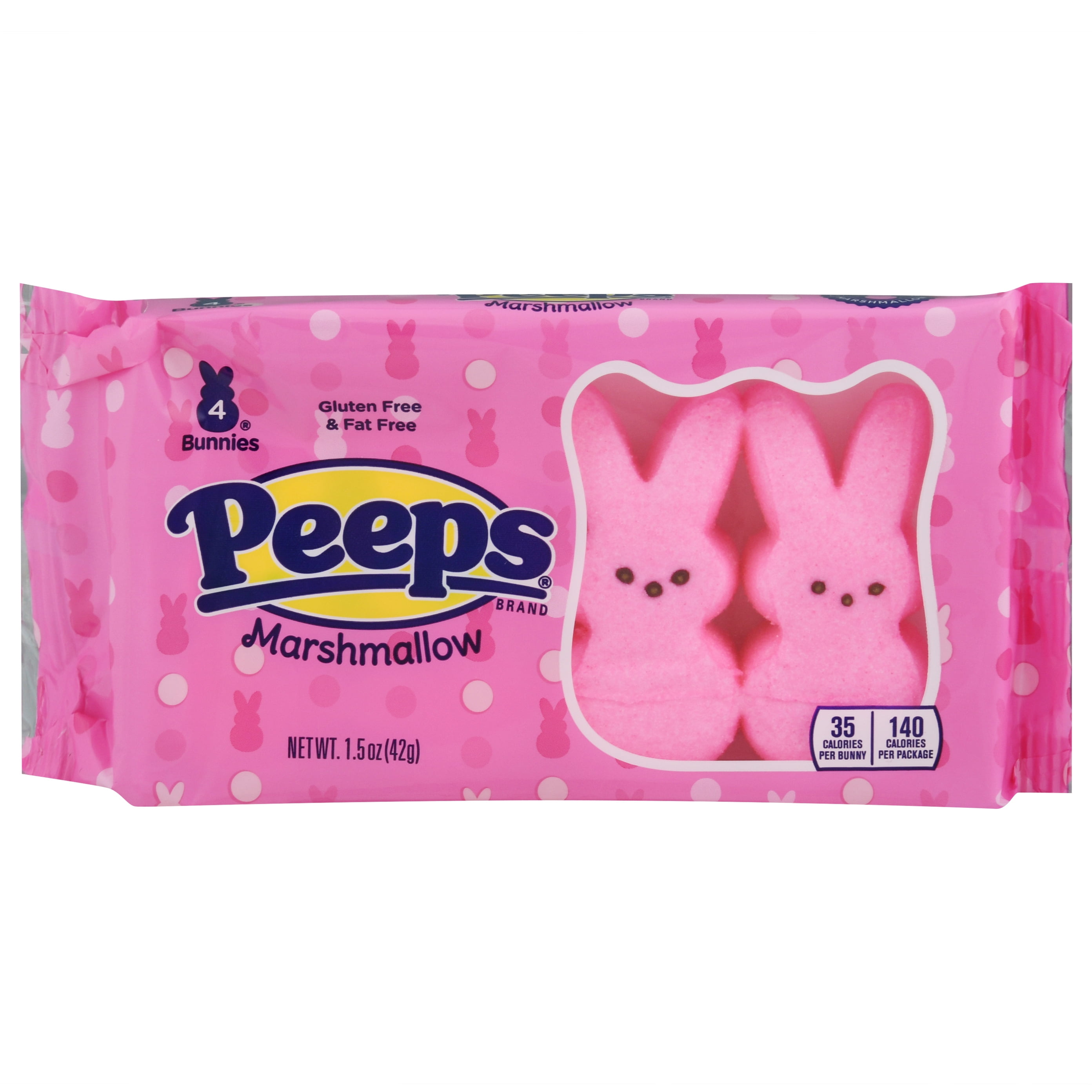 Peeps Pink Marshmallow Bunnies - Walmart.com