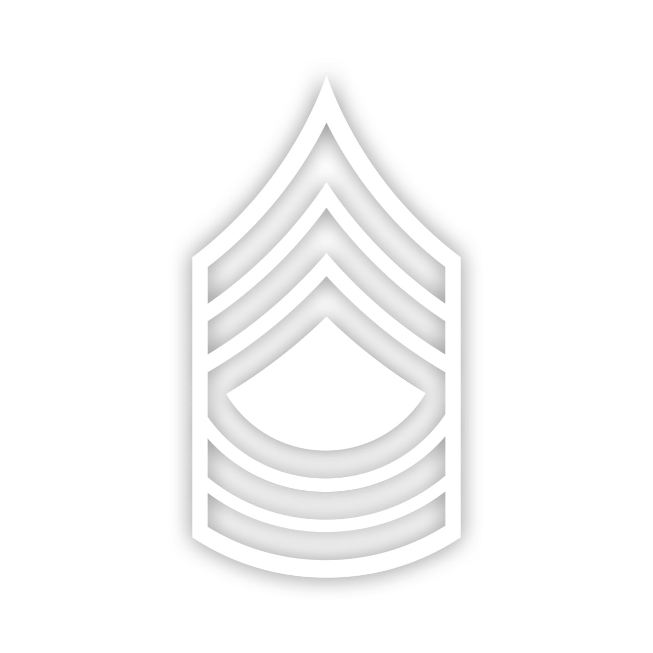 E-8 Master Sergeant Rank Sticker Decal Die Cut - Self Adhesive Vinyl ...