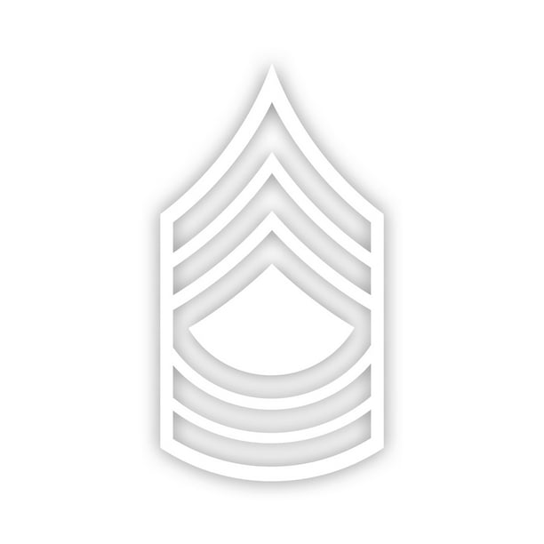E-8 Master Sergeant Rank Sticker Decal Die Cut - Self Adhesive Vinyl - Weatherproof - Made in ...