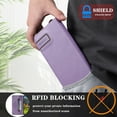 Dteck for Sasmung Galaxy S24 Ultra Case, RFID Blocking Magnetic Closure PU Leather Wallet Flip ...