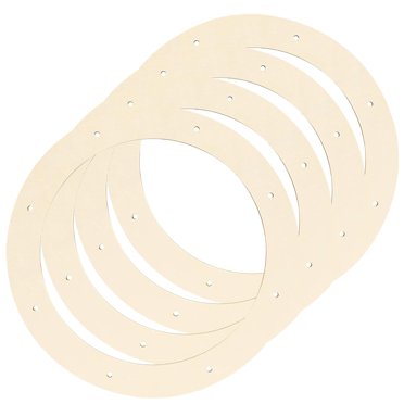 Wreath Frame 10-1/2-inch Diameter, Pack of 1 Wood Wreath Forms, Wood ...