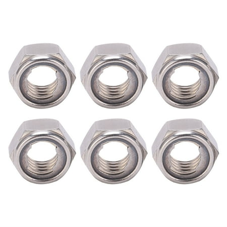 Loewten Metal Locknut,20Pcs Locknut Hex Lock Nut Set Kit Pack 304 ...