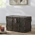 Antique Style Distressed Wooden Pirate Treasure Chest, Coffee Table ...