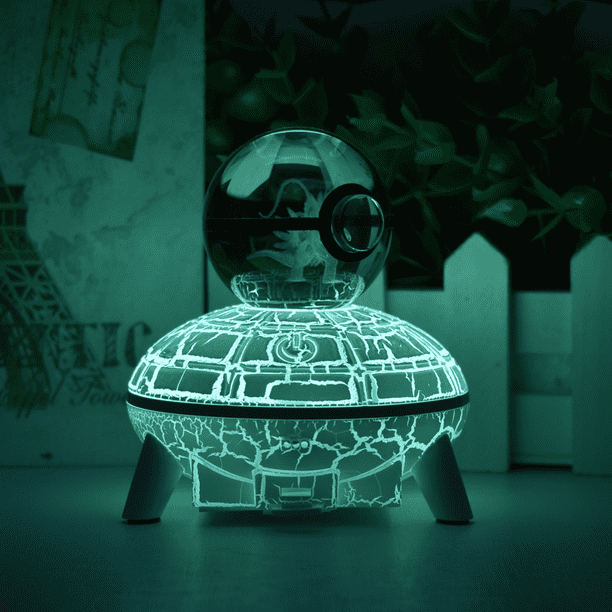 Magical Crystal Ball UFO Remote Control LED 3D Night Light with16 Color ...