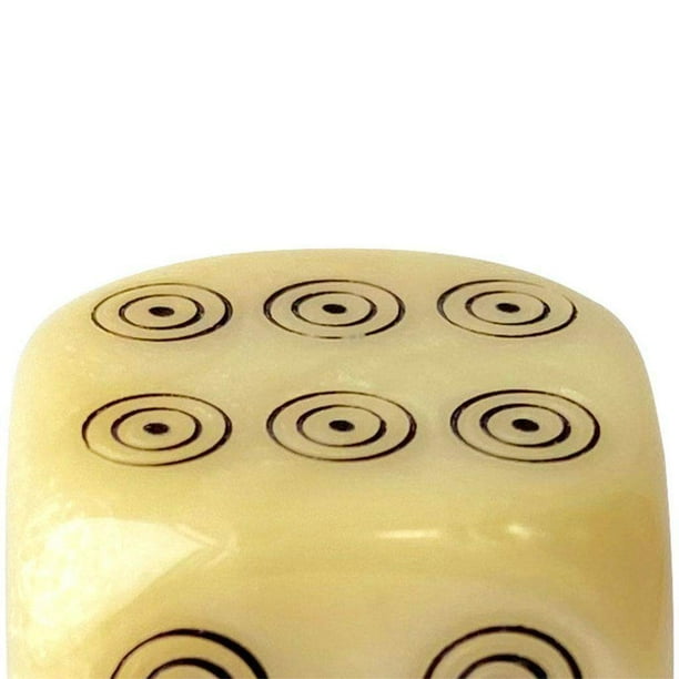 ziyahi 5 PCS Round Corners Opaque Acrylic 16mm Six Dice Roleplaying RPG ...