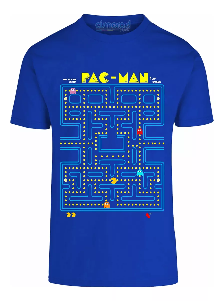 Playera Juego Pacman Laberinto Todas Las Tallas | Walmart en línea