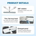 2-in-1 Spray Mop with Reusable Pads – Wet/Dry Cleaning & Disinfection ...