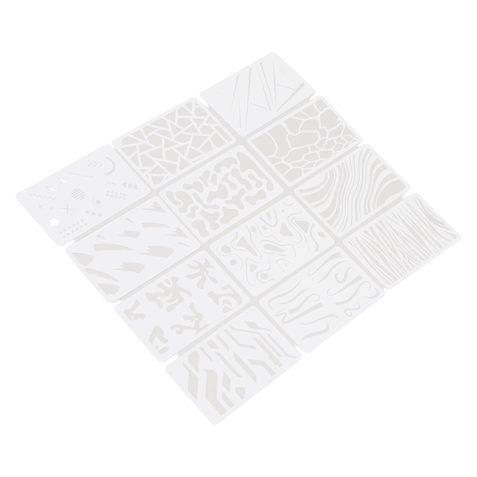 Body Art Stencil Pack, Reusable Body Paint Stencils Versatile 12 ...