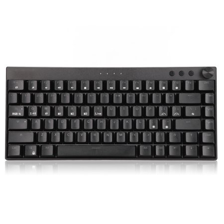 Mechanical Keyboard, 3 Connection Modes 5V DC Type C Keyboard 1800mAh ...