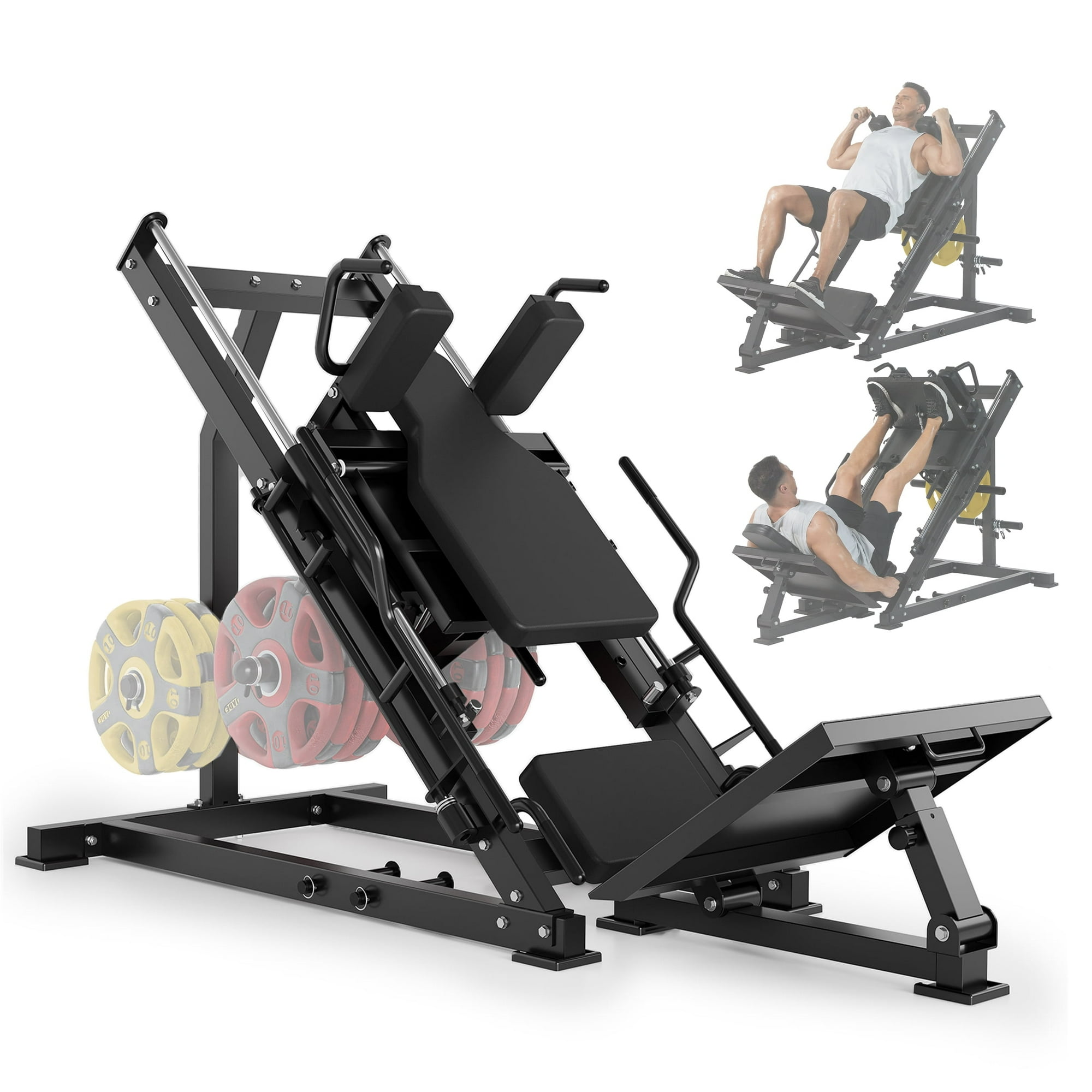 Click here for Joankaren Leg Press Hack Squat Machine 1400lbs Cap... prices