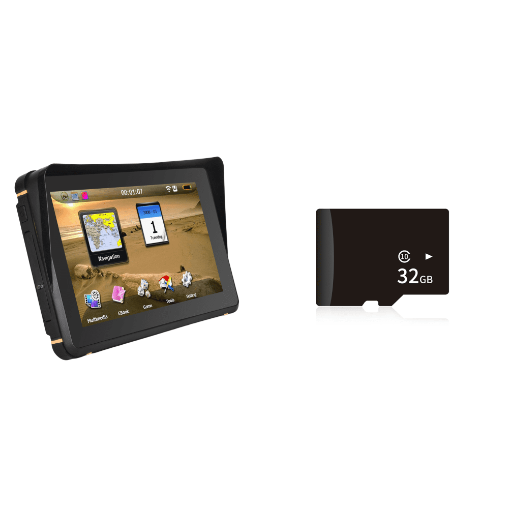 Coche 7 pulgadas navegador GPS transmisor FM inalámbrico Carplay ...