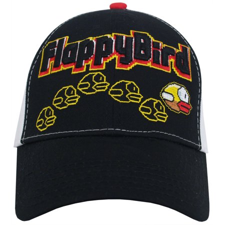 Flappy Bird Score Under Brim Snapback Adjustable Baseball Hat | Walmart ...