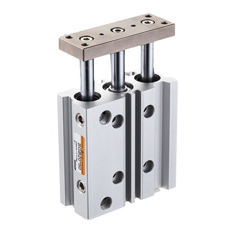 EMC Pneumatic 3 Axis Cylinder with Rod Cylinder Bore: 32mm Dia X 20mm ...