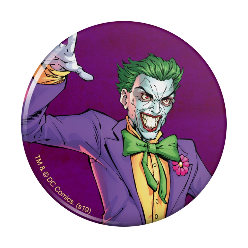 Batman Joker Character Pinback Button Pin - Walmart.com