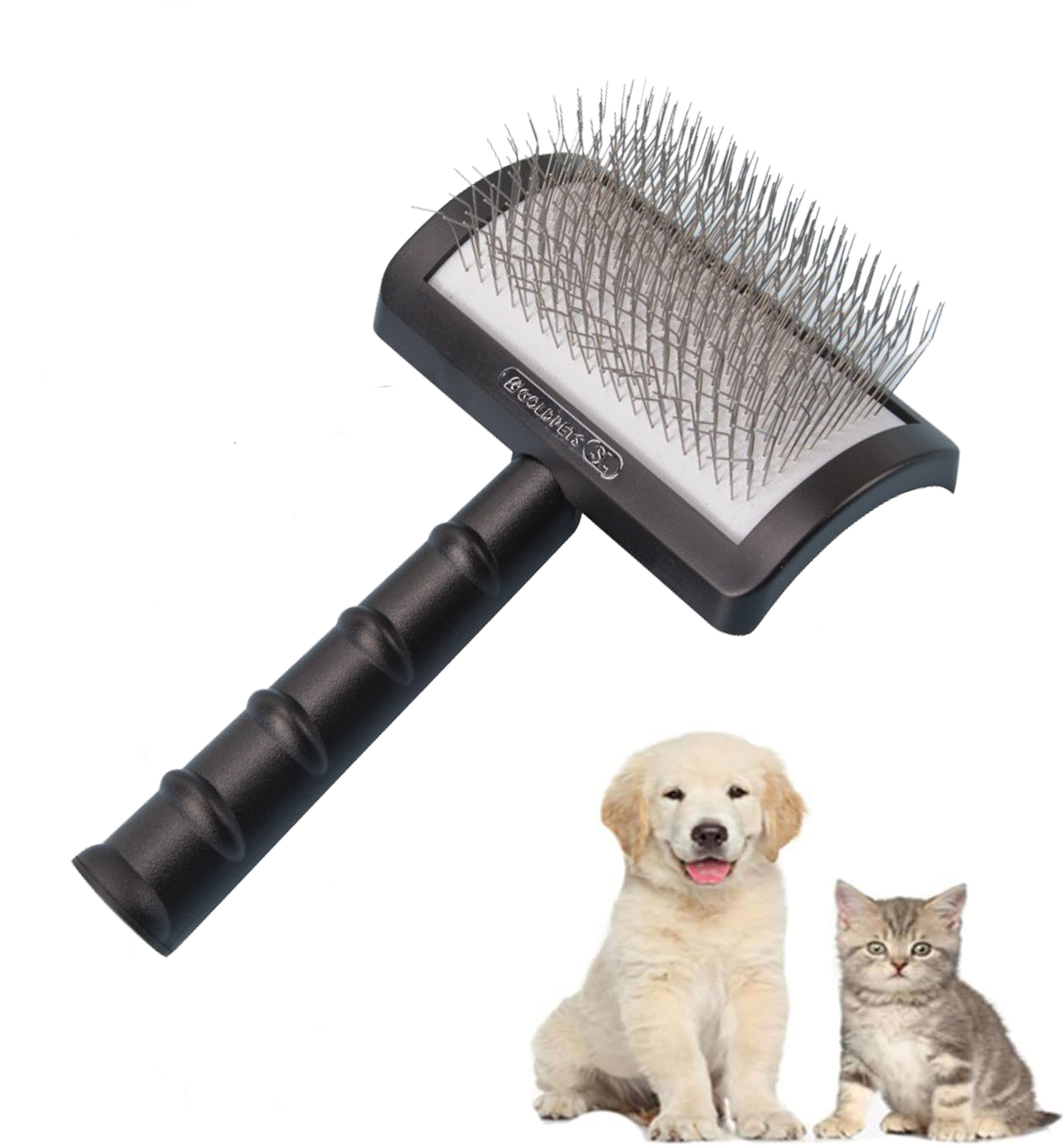 Pet Grooming Brush, Cat Comb, Pet Comb Metal Steel Needle, Cleaning ...
