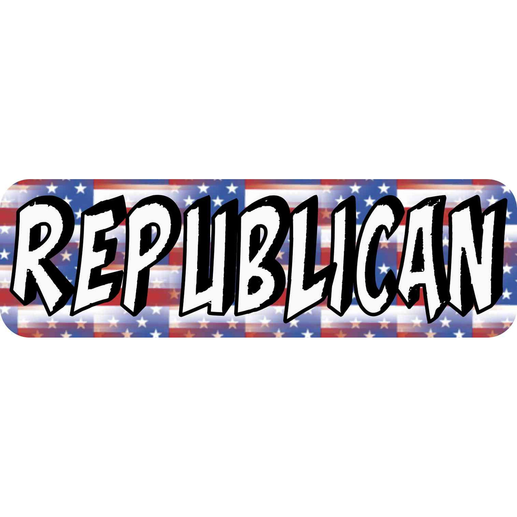Republican Bumper Stickers On Car