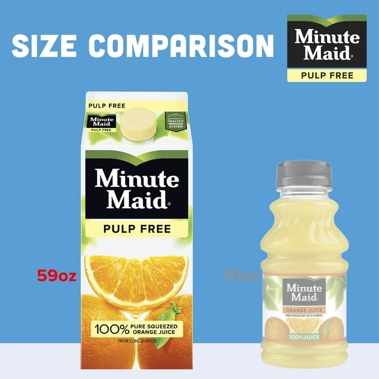 Minute Maid Orange Juice Carton
