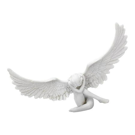 Creative Angel Wing Figures 3D Living Room Bedroom Resin Garden Yard ...